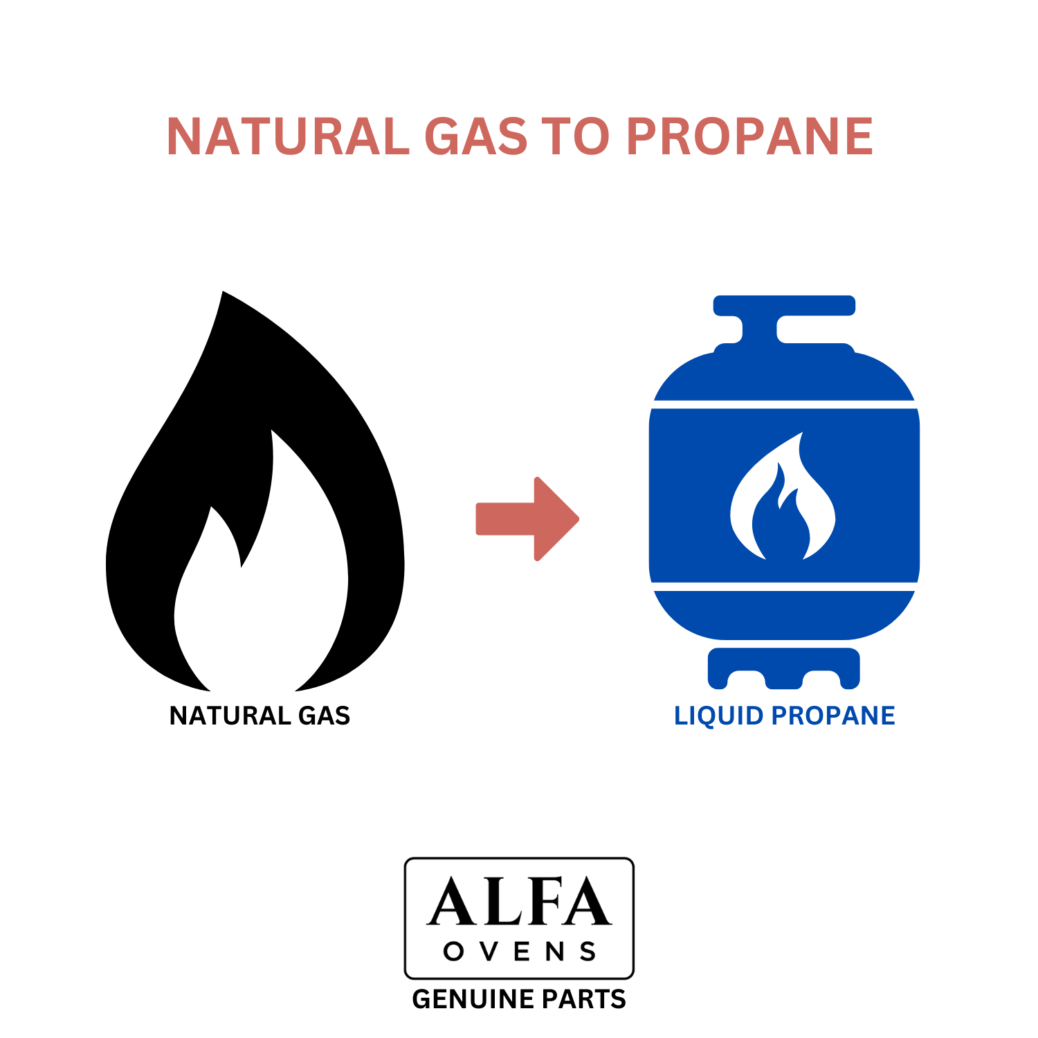 ALFA™ 5 Pizze Propane Conversion Kit [ACKIT-NGTOLPG-M5P-U]